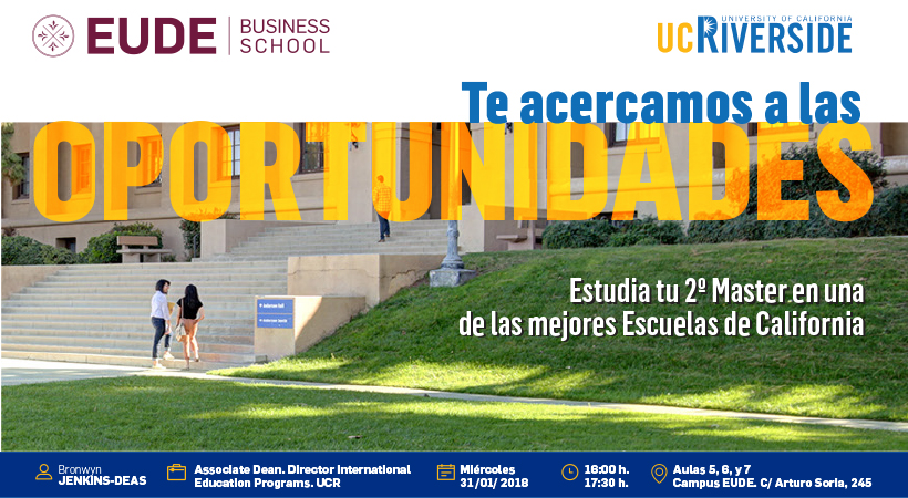 Te acercamos a las oportunidades - Estudia en Riverside